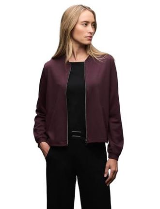 Street One 3228686 Blouson avec d&eacute;tails paillet&eacute;s, Jazz Berry, 38 Femme