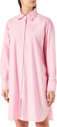 Tommy Hilfiger Damen Kleid Sommerkleid, Rosa (Classic Pink), 42