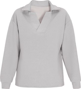 Mymo Bluse Frauen hellgrau