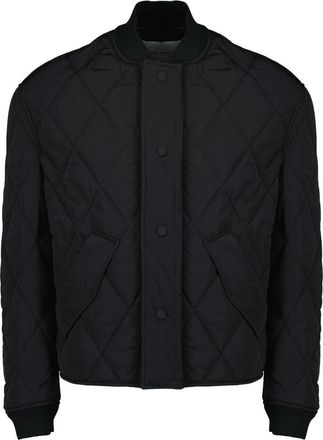Ami Homme, Vestes, Noir, Taille: S Nylon Padded Jacket