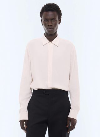 Fursac Chemise en cr&ecirc;pe de viscose - Taille XL - Homme