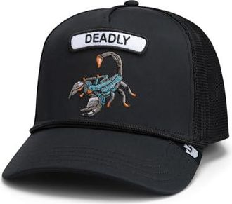Goorin Brothers Chapeau de camionneur à bascule pour homme et femme, Noir (Deadly Scorp), taille unique