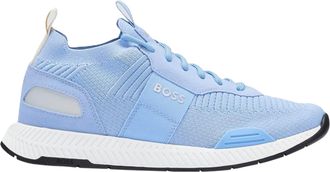 HUGO BOSS Titanium Logo Sneaker f&uuml;r Herren, Jerseyware (Pastellblau)