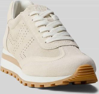 Lauren Ralph Lauren Sneaker aus echtem Leder mit Logo-Pr&auml;gung