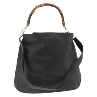 Gucci Sac bandouli&egrave;re vintage Pre-owned - Femme - Pre-owned - Noir - Taille: ONE Size