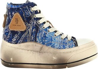 R13 Femme, Chaussures, Bleu, Taille: 36 EU Kurt Baskets