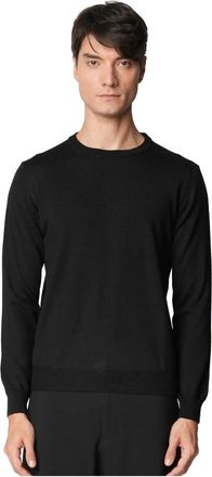 Bellwood Homme, Pulls, Noir, Taille: L Tricot à col rond