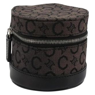 Celine Pre-owned C Macadam Mini Pouch - Femme - Pre-owned - Brun - Taille: ONE Size