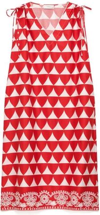 Maliparmi Maliparmi, Femme, Robes, Rouge, Taille: 40 FR Optical Broderie Dress