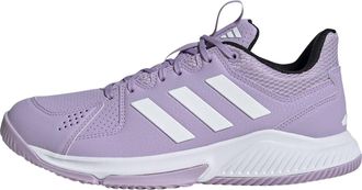 adidas Damen Court Flight Shoes Sportliche Schuhe, Powder Plum/FTWR White/core Black, 43 1/3 EU