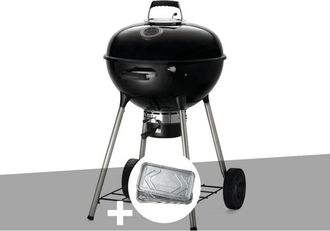 Napoleon Barbecue &agrave; charbon Kettle Premium 57 cm + Lot de 5 grandes lechefrites - Napol&eacute;on