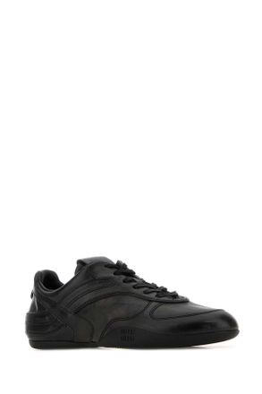 Miu Miu 5e428efdd05537 F0002 Nero Vitello Sneaker