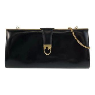 Gucci Pre-owned Leder Kettenschultertasche - - Pre-owned - Damen - Schwarzk - ONE SIZE
