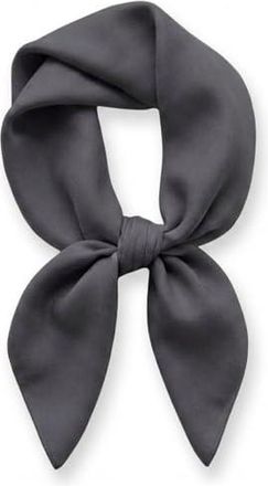 TigerTie &Eacute;charpe TigerTie en mousseline de soie pour femme - Unicolore - Taille du foulard 60 x 60 cm - 100% coton, Gris anthracite, Gr&ouml;&szlig;e: ca. L&auml;nge 60 cm, Br