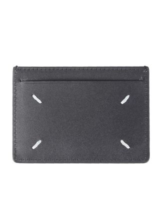 Maison Margiela Leather Card Holder - Black