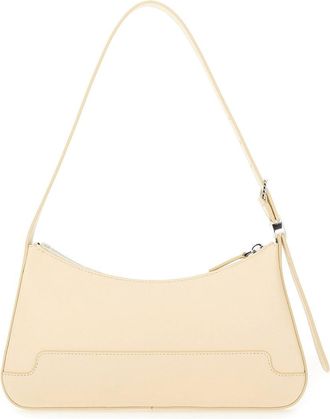Marni Womens Leather Shoulder Bag Beige Calf