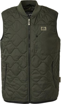 s.Oliver Outdoorjacke Outdoor-Weste Leichte Steppweste mit Bomberkragen im Workwear-Stil