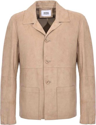 Alpha Studio Blouson En Cuir - Multicolore