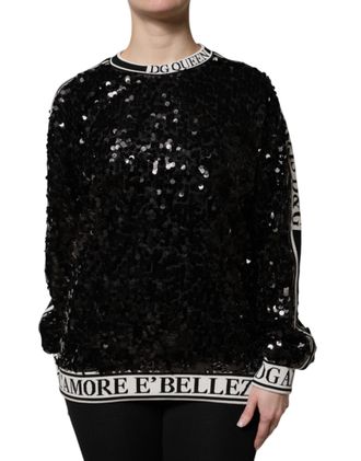 Dolce & Gabbana Paillettenverzierter Pullover
