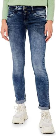 Street One A375588 Damenjeans, verwaschenes Indigoblau, 29B x 32L
