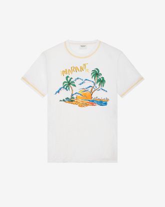 Isabel Marant T-shirt Zewel - Femme - Blanc - Taille S - Marant &Eacute;toile
