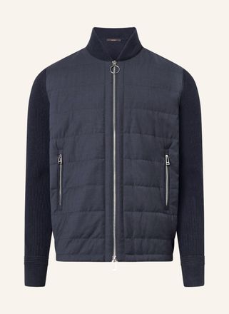 Windsor Windsor. Strickjacke Nedo Im Materialmix blau