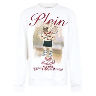 Philipp Plein Herren, Sweatshirts & Hoodies, Wei&szlig;, 5XLGr&ouml;&szlig;e