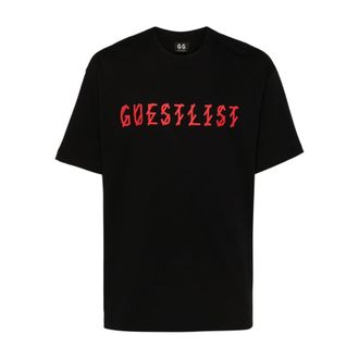 44 Label Group G&auml;steliste T-Shirt - - Tops - Herren - Schwarzk - 2XL