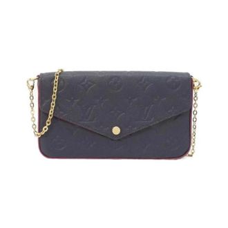 Louis Vuitton Pre-owned Monogram Empreinte Pochette Felicie Schultertasche - - Pre-owned - Damen - Blau - ONE SIZE
