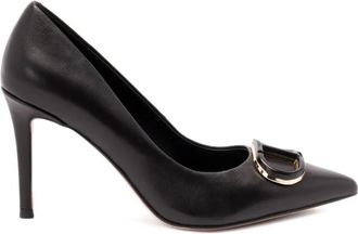 Twin-Set Hohe Schuhe - High-Heeled Black Pumps With Pointed Toe - Gr. 36 (EU) - in Schwarz - für Damen