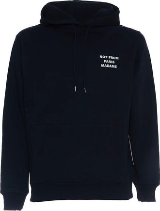 Dr&ocirc;le de Monsieur Homme, Sweatshirts et sweats &agrave; capuche, Bleu, Taille: XL Le Sweat &agrave; capuche Slogan