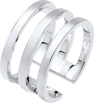 Elli Ring Damen Wickelring Geo in 925 Sterling Silber