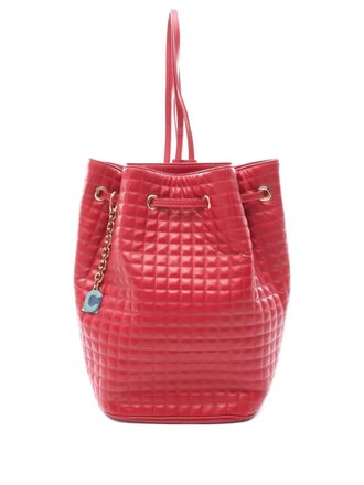 Celine sac &agrave; dos matelass&eacute; (ann&eacute;es 2010) - Rouge