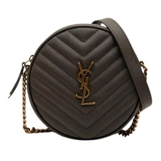 Saint Laurent Sac bandouli&egrave;re matelass&eacute; doccasion - Femme - Pre-owned - Gris - Taille: ONE Size