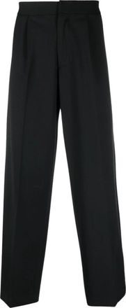 BONSAI Stoffhose mit geradem Bein und B&uuml;gelfalte - - Trousers - Herren - Schwarzk - M