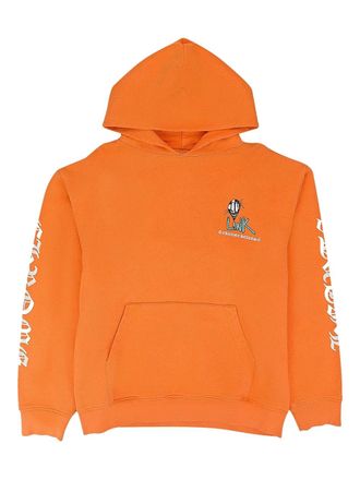 Chrome Hearts Hoodie mit grafischem Print - Orange