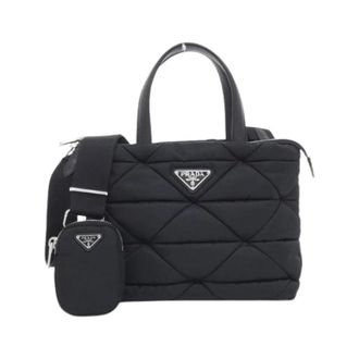 Prada Pre-owned Tessuto Quilting Tote Bag - - Pre-owned - Damen - Schwarzk - ONE SIZE