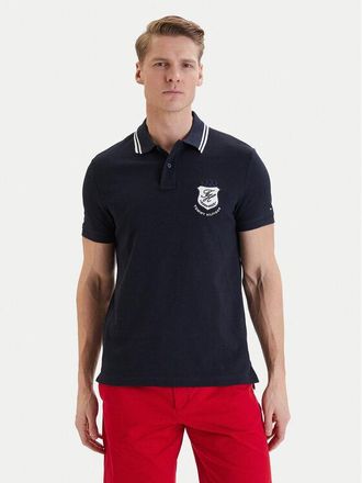 Tommy Hilfiger Poloshirt Badge MW0MW43061 Dunkelblau Regular Fit