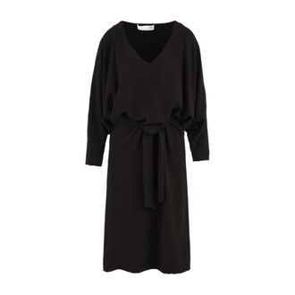 Douuod Harare Midikleid - - Dresses - Damen - Schwarzk - M