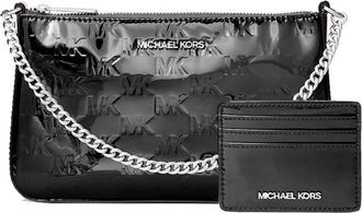 Michael Kors Femme, Sacs, Noir, Taille: ONE Size Pochette en toile au design &eacute;pur&eacute;
