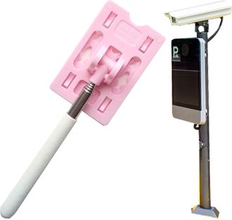 Generico Kontaktloser Kartenhalter Tolstang | Teleskop f&uuml;r die Zahlung: nachhaltiges Werkzeug zur Erreichung von Tarifen, Ticketpreisen von C, Rosa + Reinwei&szlig;,