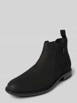 Bugatti Chelsea Boots aus Leder mit Label-Detail Modell Bonifacio