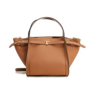 Tod's Femme, Sacs, Brun, Taille: ONE Size T Timeless Shopping Bag