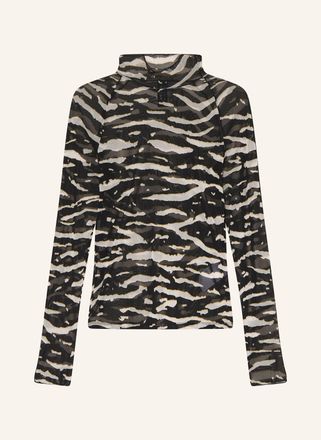 Marc Cain Longsleeve Aus Mesh schwarz