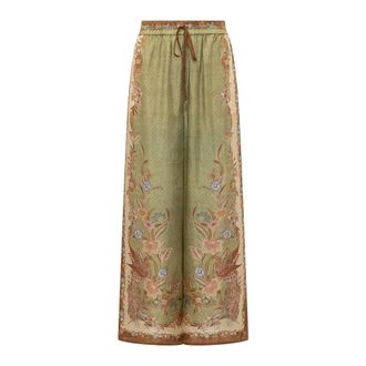 Zimmermann Indra Relaxed Pant - - Trousers - Damen - Mehrfarbig - S