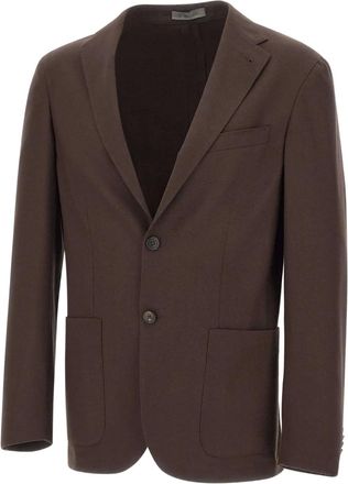 Corneliani Sakko mit aufgesetzten Taschen - Braun