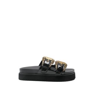 Versace Jeans Couture Buckled Platform Sandals