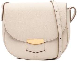 Celine Hobo Bags - Small Grained Calfskin Trotteur Crossbody - Gr. unisize - in Wei&szlig; - f&uuml;r Damen