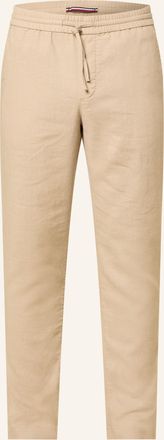 Tommy Hilfiger Leinenhose Harlem Regular Tapered Fit braun