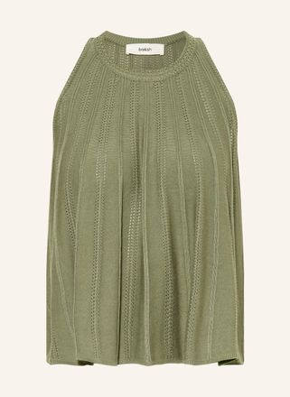 BA&SH Ba&Sh Stricktop Serres gruen